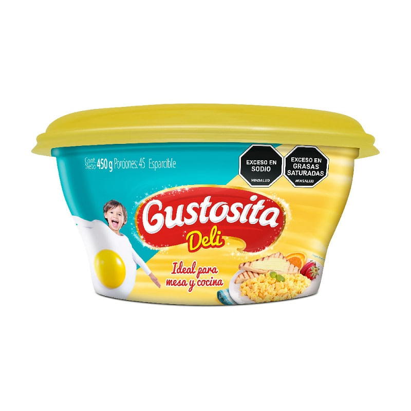Margarina Gustosita Deli x 450 g - Supermercado Megatiendas