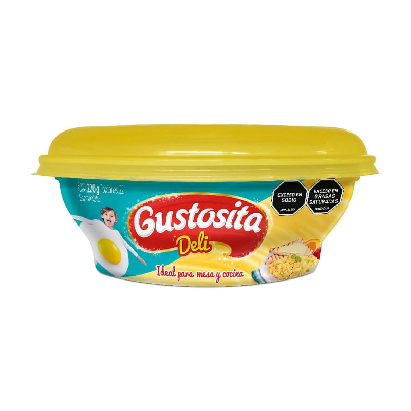 Margarina Gustosita Deli x 220 g - Supermercado Megatiendas
