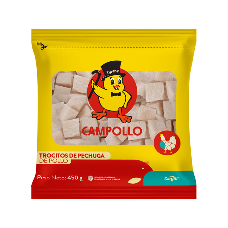 Trozos de Pechuga de Pollo Campollo x 450 g - Supermercado Megatiendas