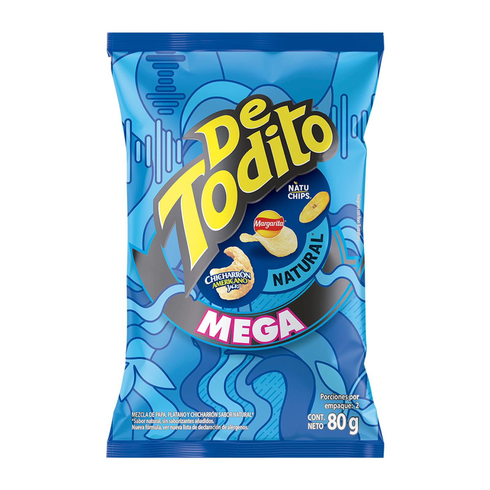 De Todito Natural Mega x 80 g - Supermercado Megatiendas